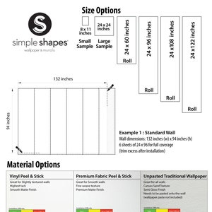 CUSTOM Color Chart Wallpaper Sample Swatches - Etsy