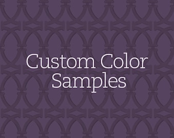 CUSTOM Color Chart Wallpaper Sample Swatches - Etsy