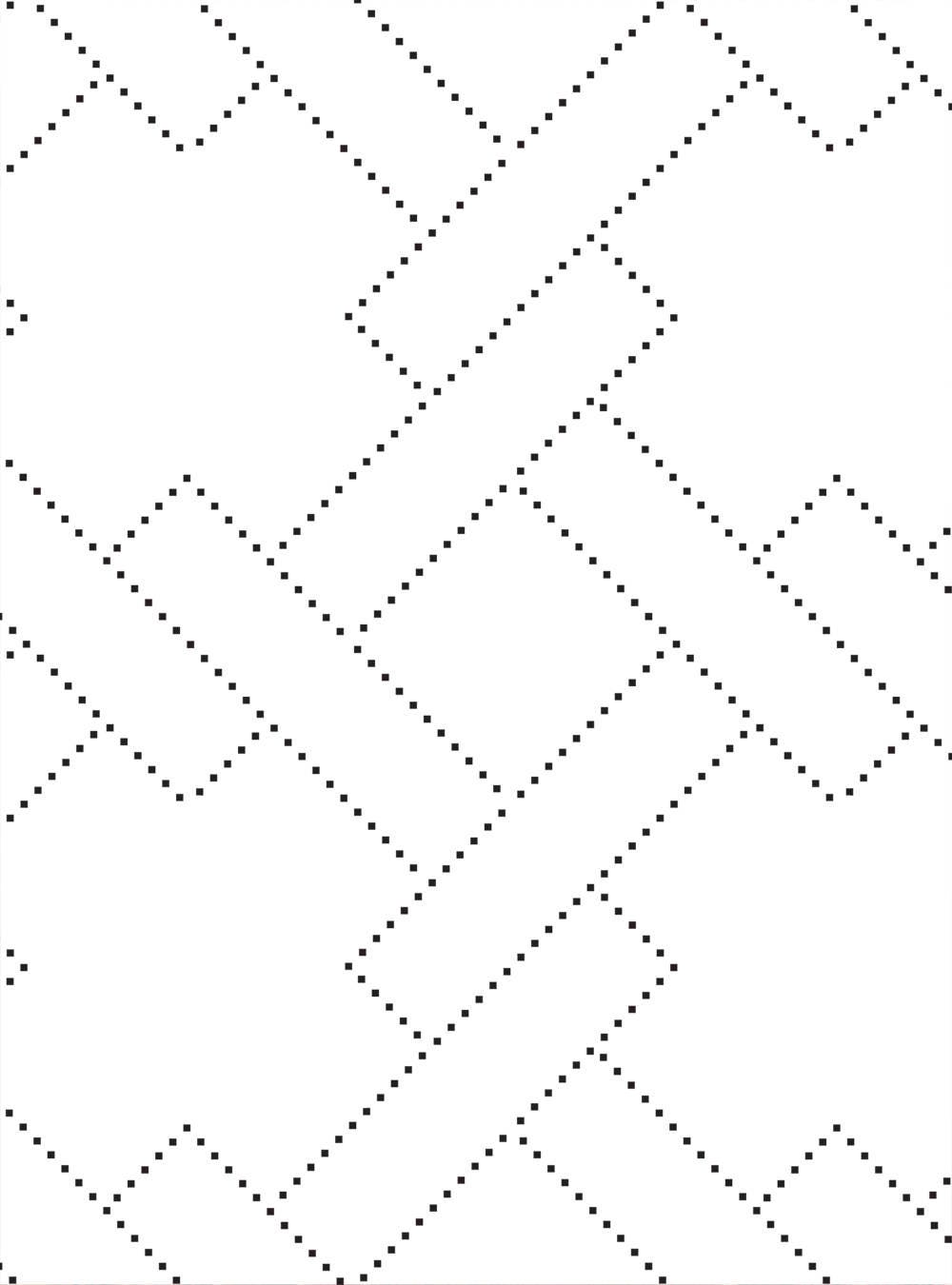 Square Links Geometric Pattern Peel & Stick Fabric Wallpaper - Etsy