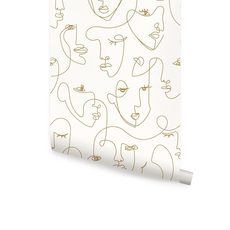Abstract Line Wallpaper - Etsy