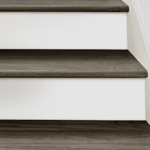 Solid White, Vinyl Peel and Stick Stair Riser Strip Sticker - Etsy