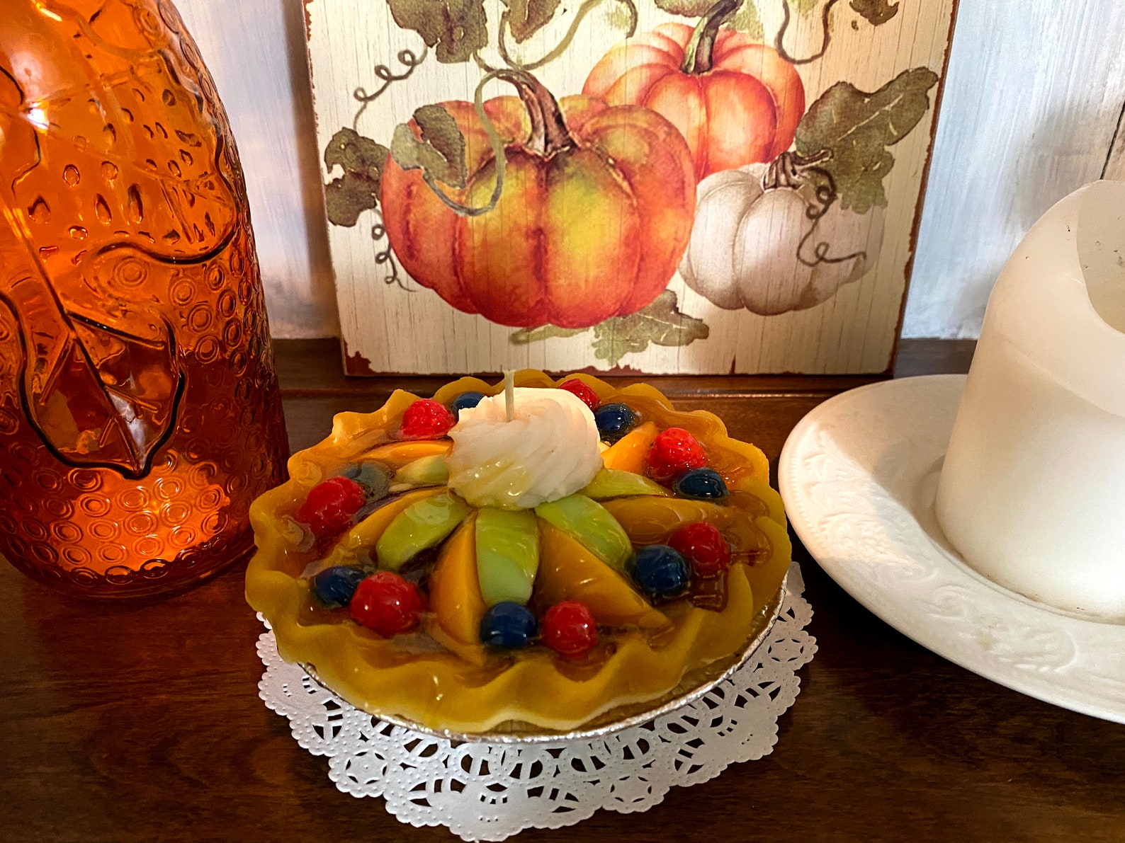 Fruit Pie Candles Realistic 5 - Etsy