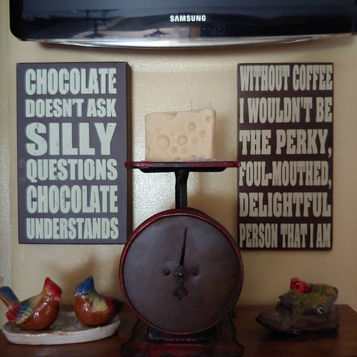 Swiss Blue Cheese or Cheddar Cheese Wedge Soy Wax Candle - Etsy