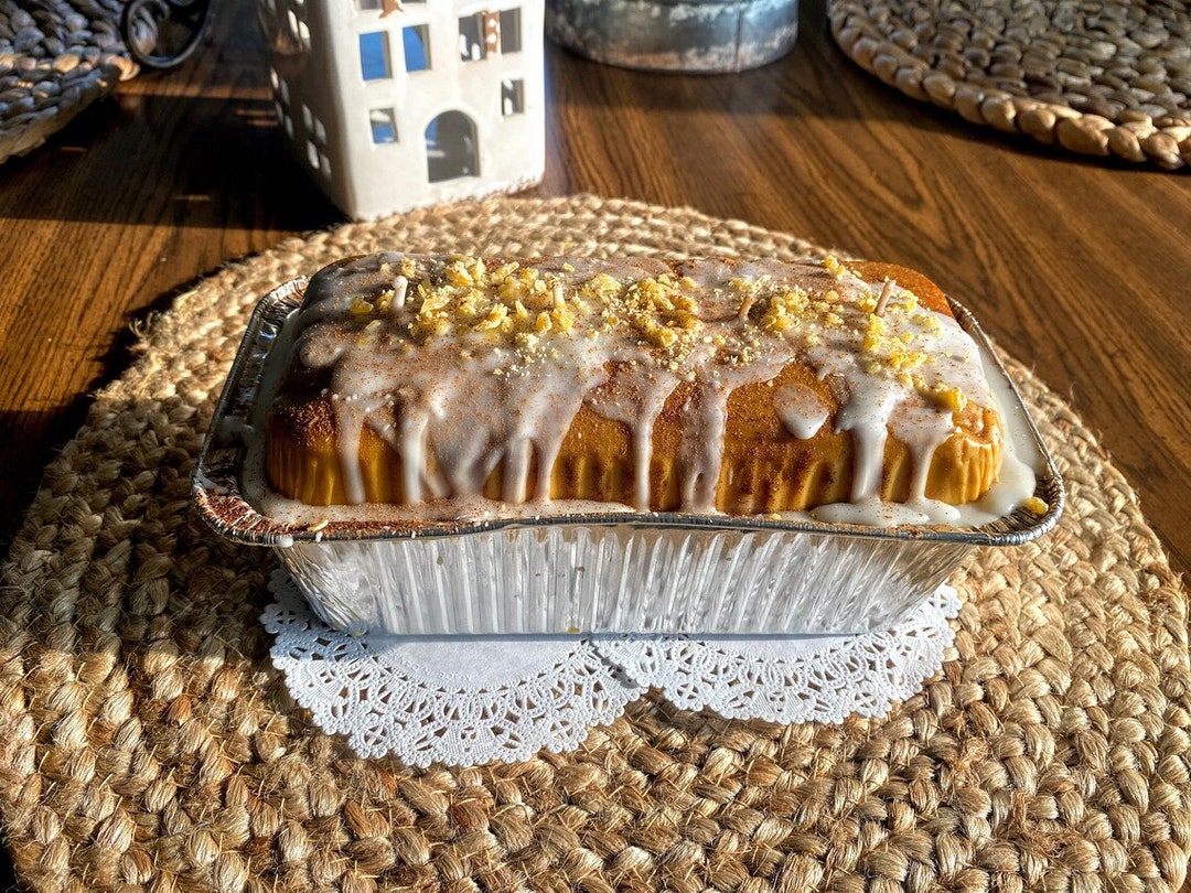Grandma's Kitchen (cinnamon Vanilla) Bread Loaf Cake Candle! Full Size ...