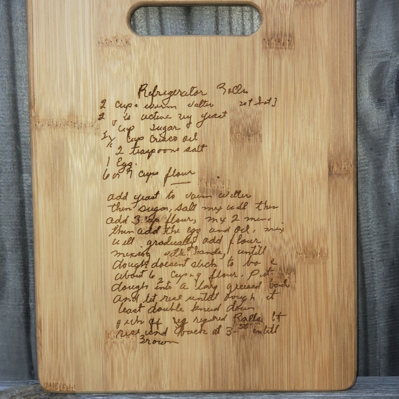 Handwriting Cutting Board - Etsy