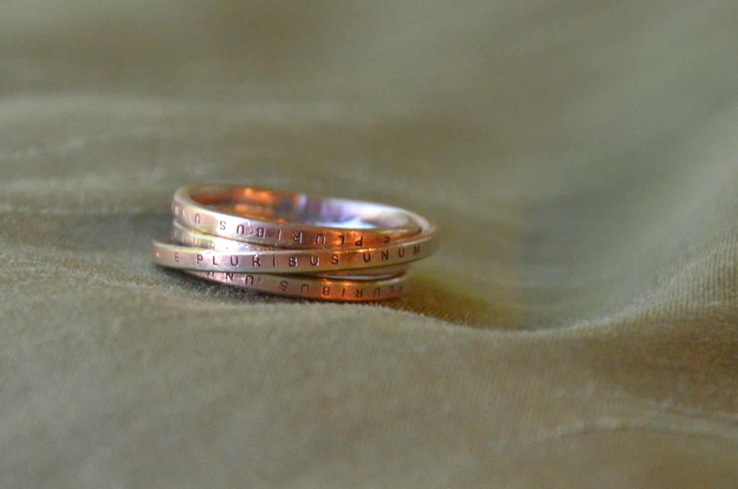 E Pluribus Unum Handmade Ring From the "restless" Collection - Etsy UK