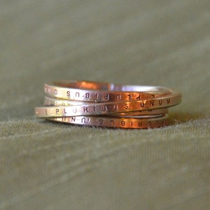 E Pluribus Unum Handmade Ring From the "restless" Collection - Etsy