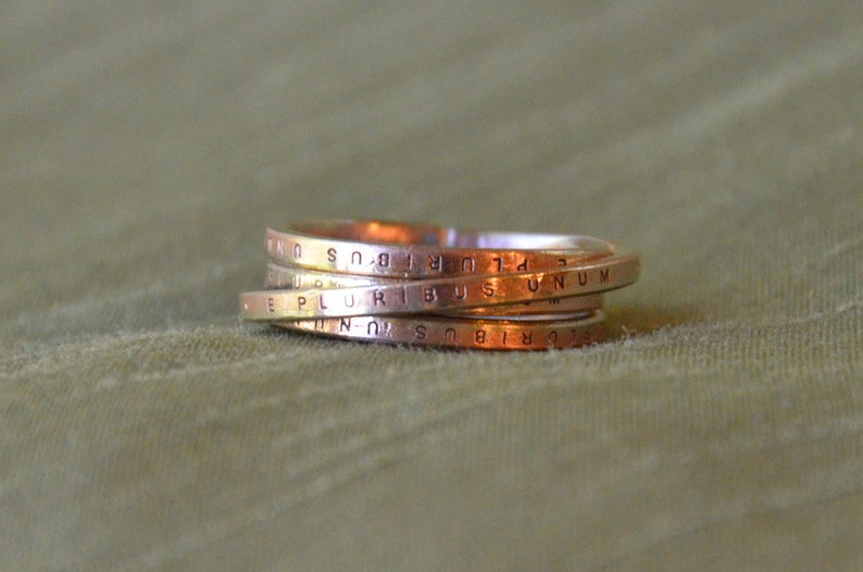E Pluribus Unum Handmade Ring From the "restless" Collection - Etsy