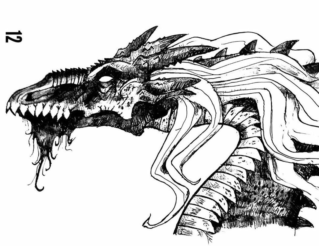 Anomander Rake - Portrait - Digital Coloring Book Page by Yoltonsart - Etsy