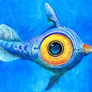 Subnautica Peeper Print by Yoltonsart - Etsy