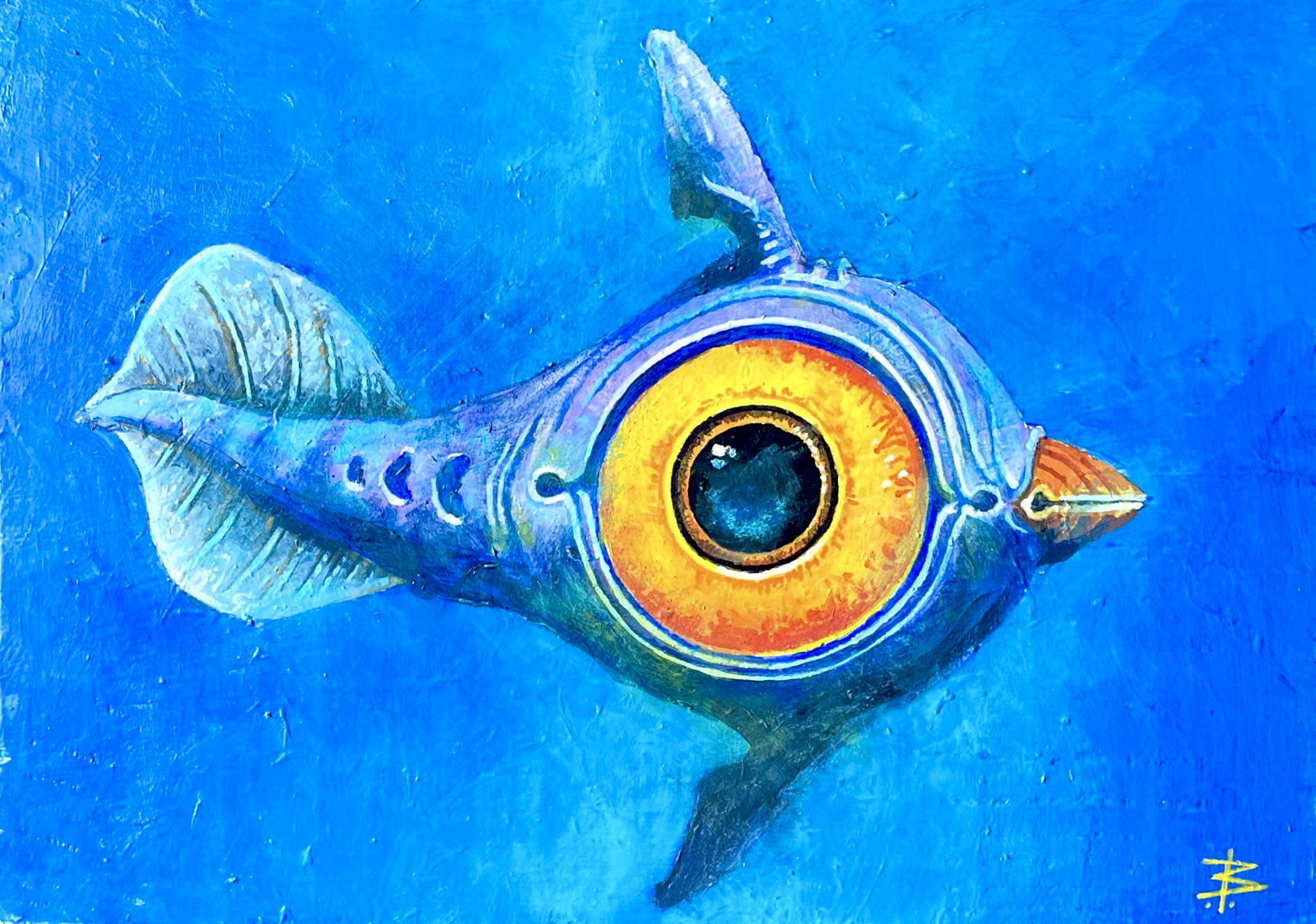 Subnautica Peeper Print by Yoltonsart - Etsy