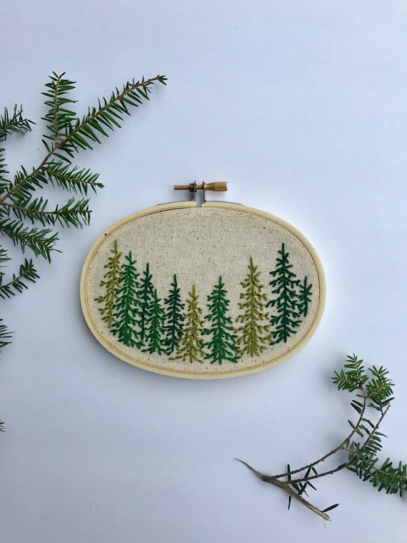 Embroidery Art & Collectibles tree rings botanical nature plant ...