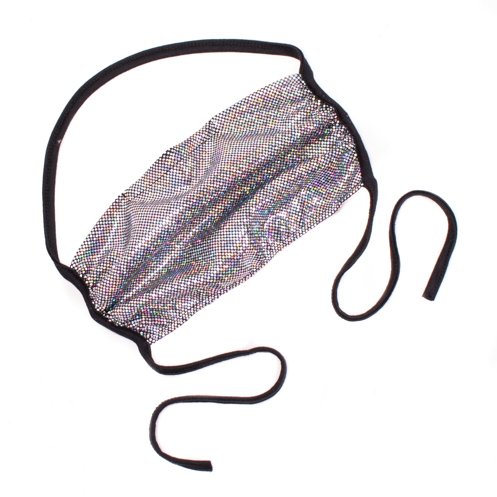 6 COLORS Shipping Now Holographic Disco Face Mask w/ Pocket | Etsy