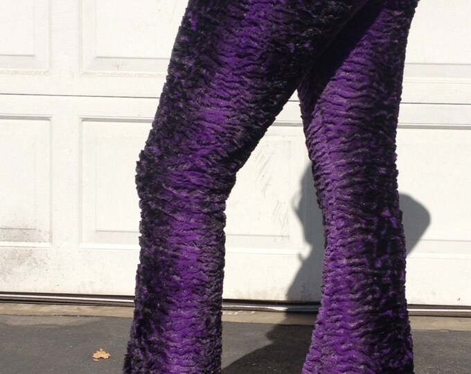 Pet Me Pants // Faux Fur Flare Pants // Soft and Cuddly Fur - Etsy