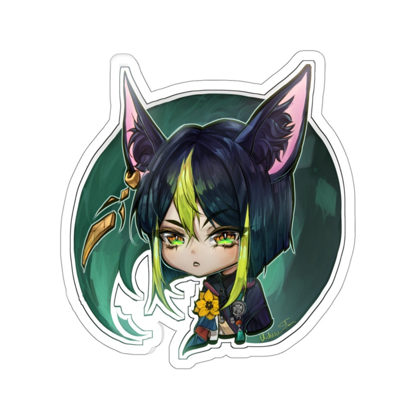 Tighnari Fanmade Sticker From Genshin Impact - Etsy Ireland
