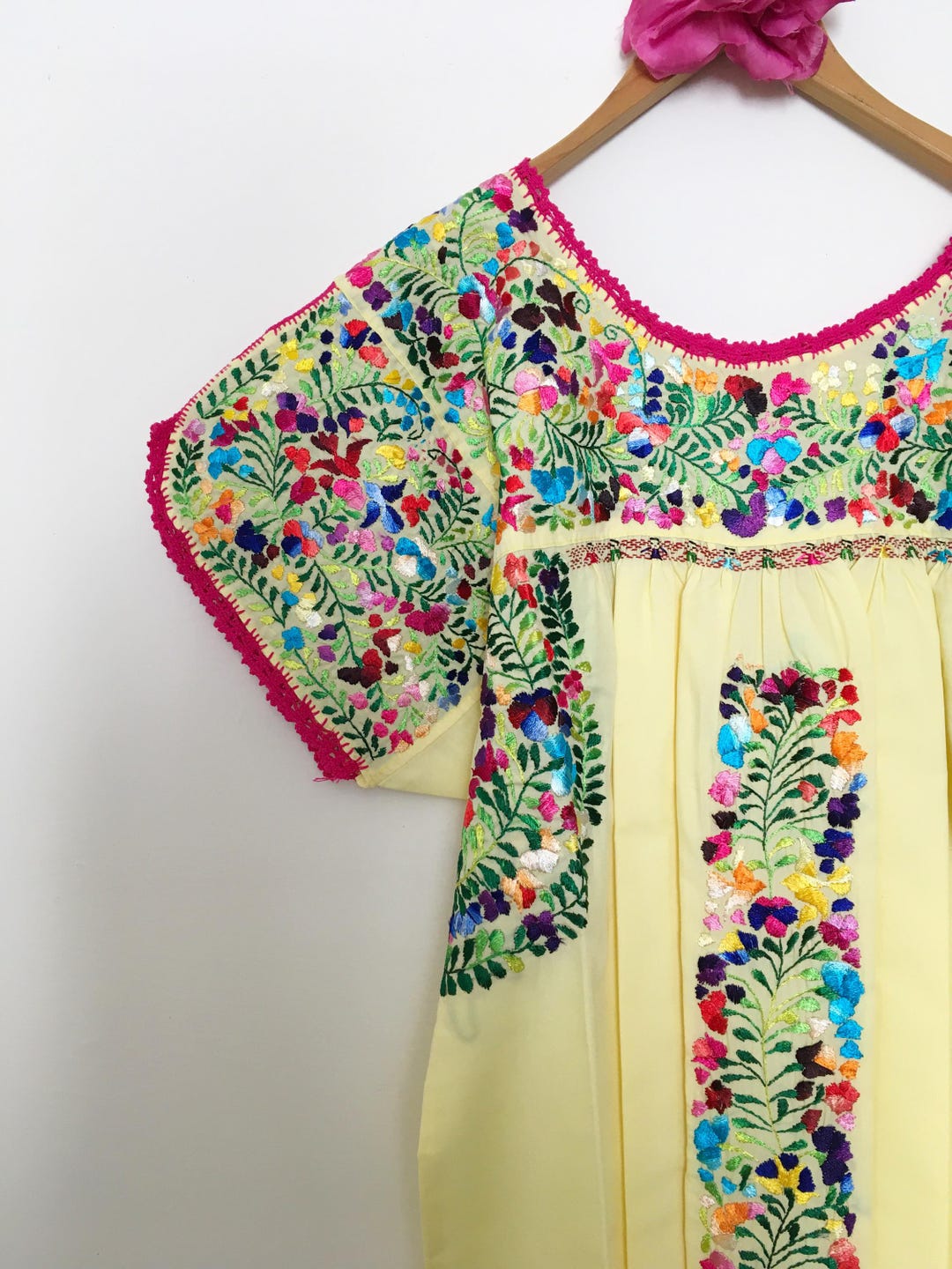 Mexican Embroidered Dress, Oaxaca Dress, Pure Love Dress, San Antonio ...