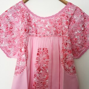 Mexican Embroidered Dress, Oaxaca Dress, Pure Love Dress, San Antonio ...