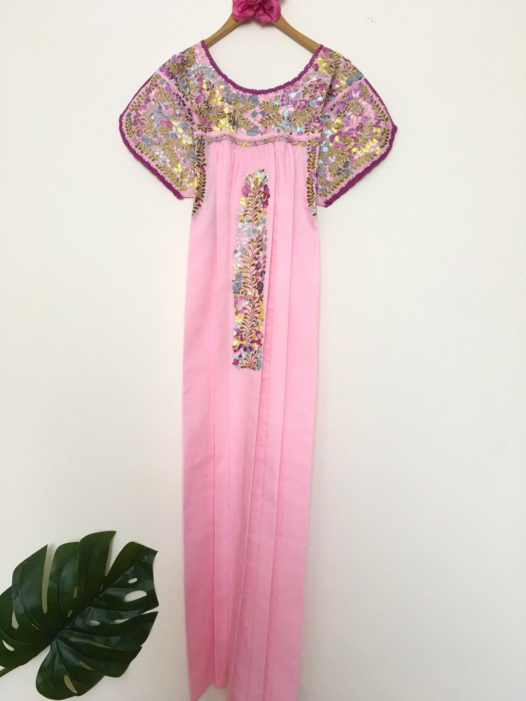 Mexican Embroidered Dress, Oaxaca Dress, Pure Love Dress, San Antonio ...