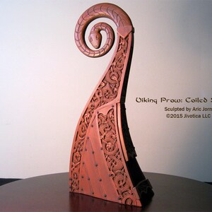 Matching Set: Viking Prow (coiled Serpent) & Viking Prow 2 (drakkar ...