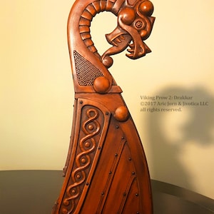 Matching Set: Viking Prow (coiled Serpent) & Viking Prow 2 (drakkar ...