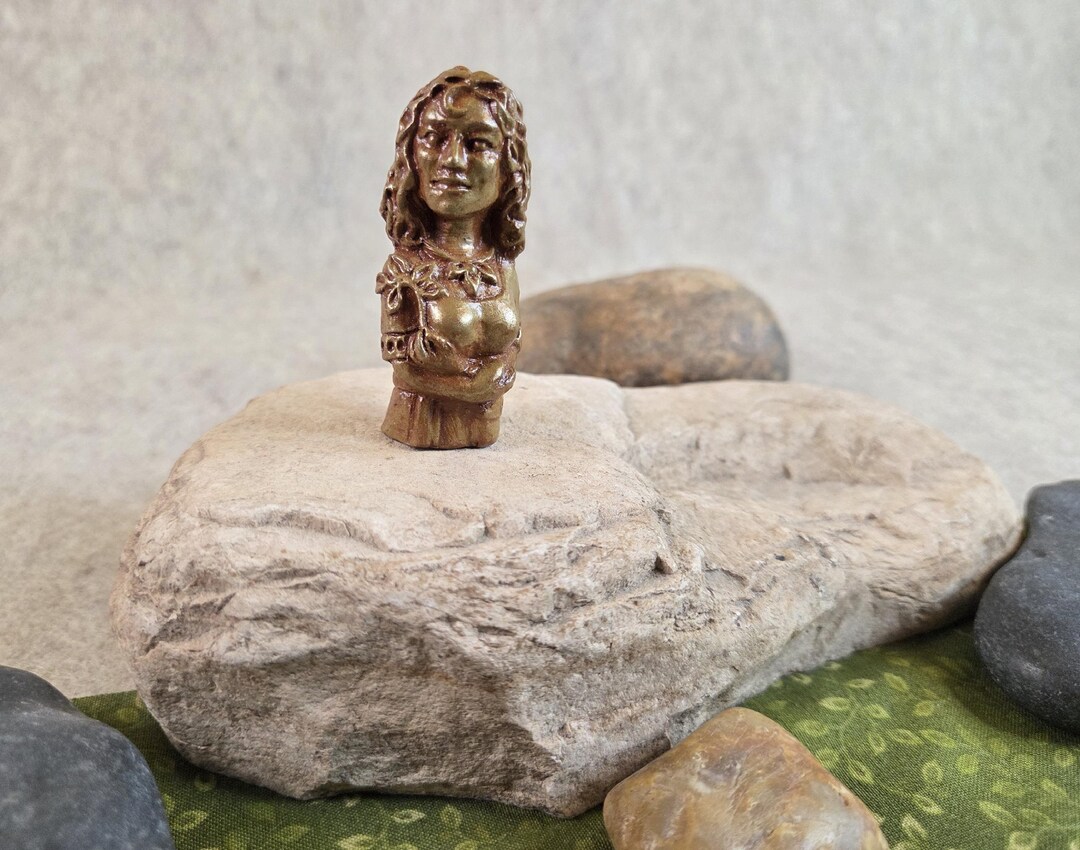 Figurine Gerdr, mini sculpture mythologique mythologie viking nordique ...