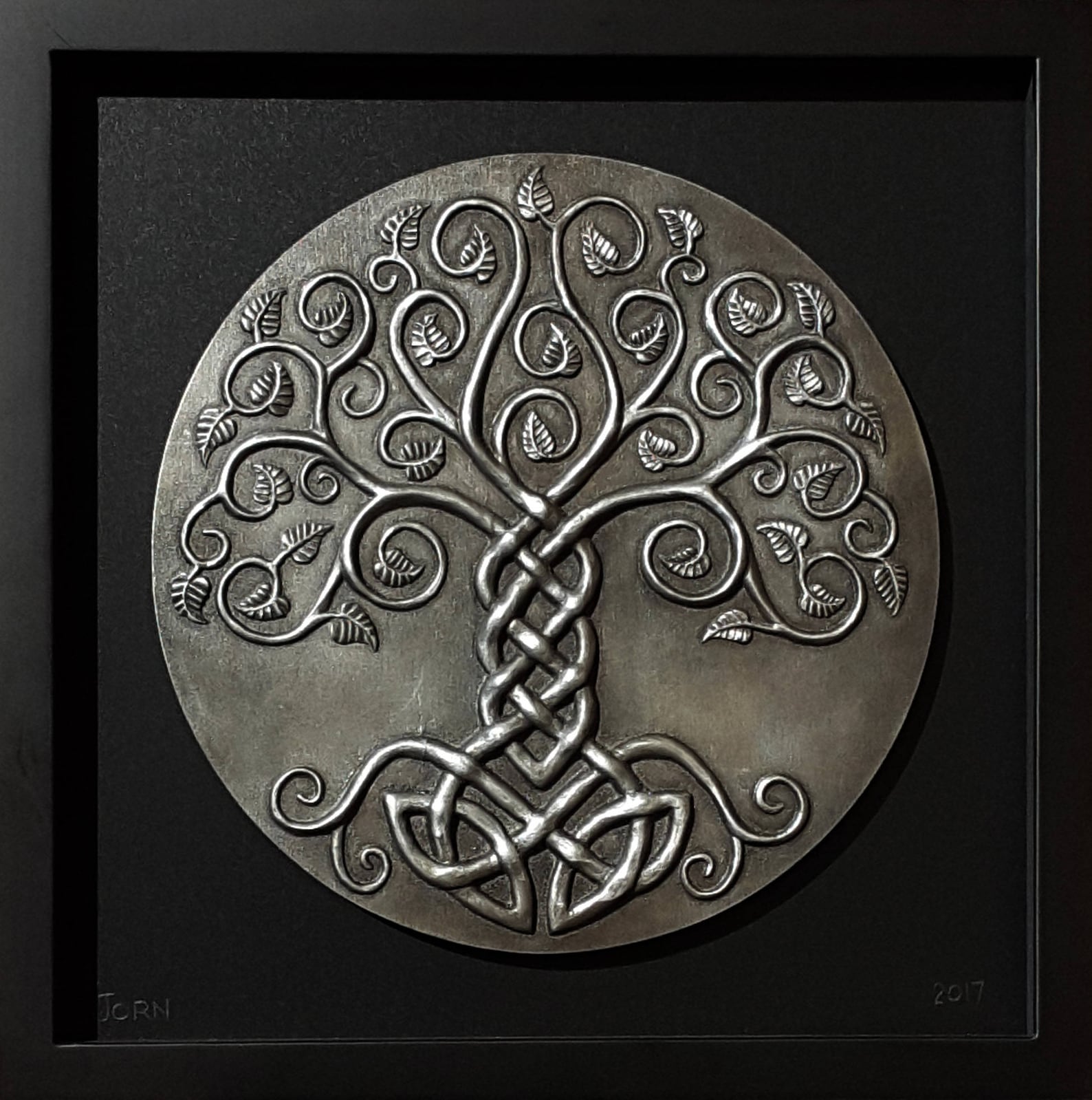 Yggdrasil: the World Tree. FRAMED Sculptural Relief. Multiple Finish ...
