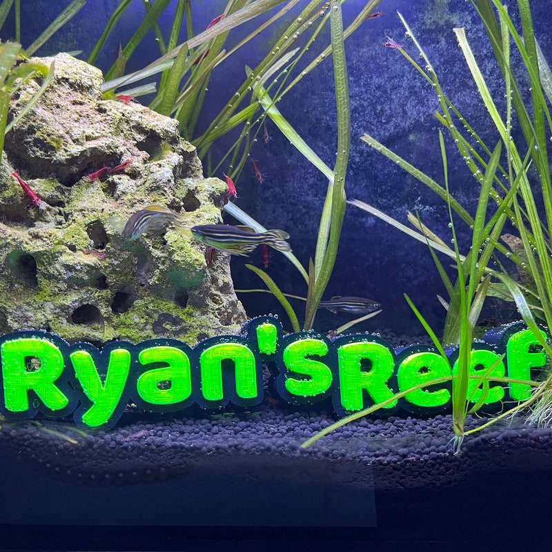 Custom Signs for Aquarium - Etsy