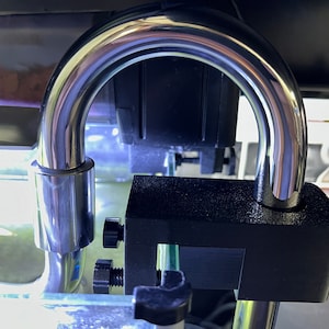 Universal Hose Clamp & Lily Pipe Holder for Tank Lip Sizes From 1/4th ...