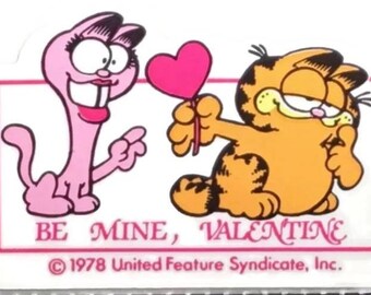 Garfield valentine | Etsy
