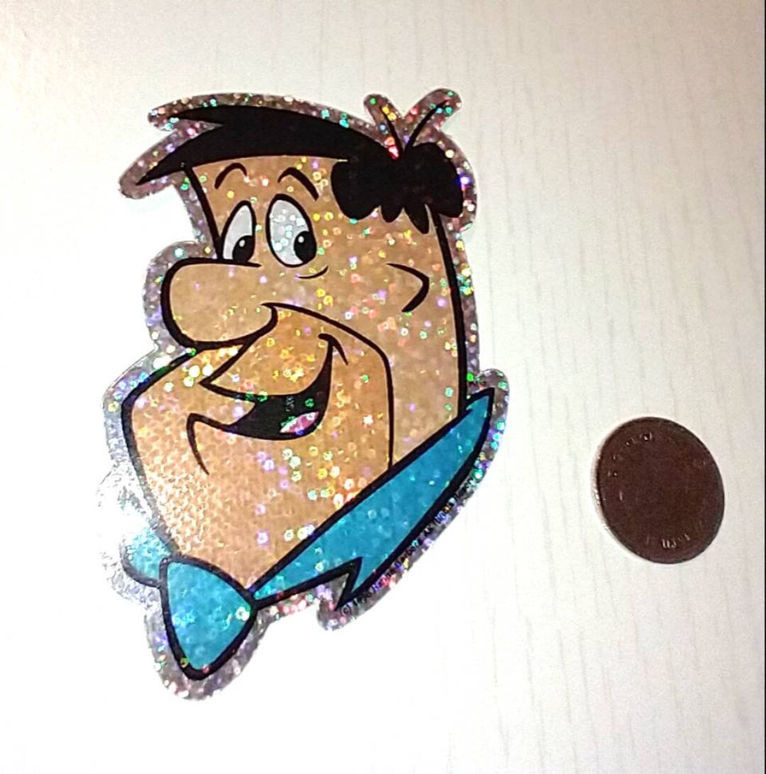 90s New FRED Flintstone Sticker 1996 Hanna Barbera FLINTSTONES Retro ...