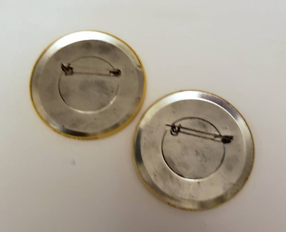 1970s NERDY Science Fair Pin Badge Geek Retro Button … - Gem