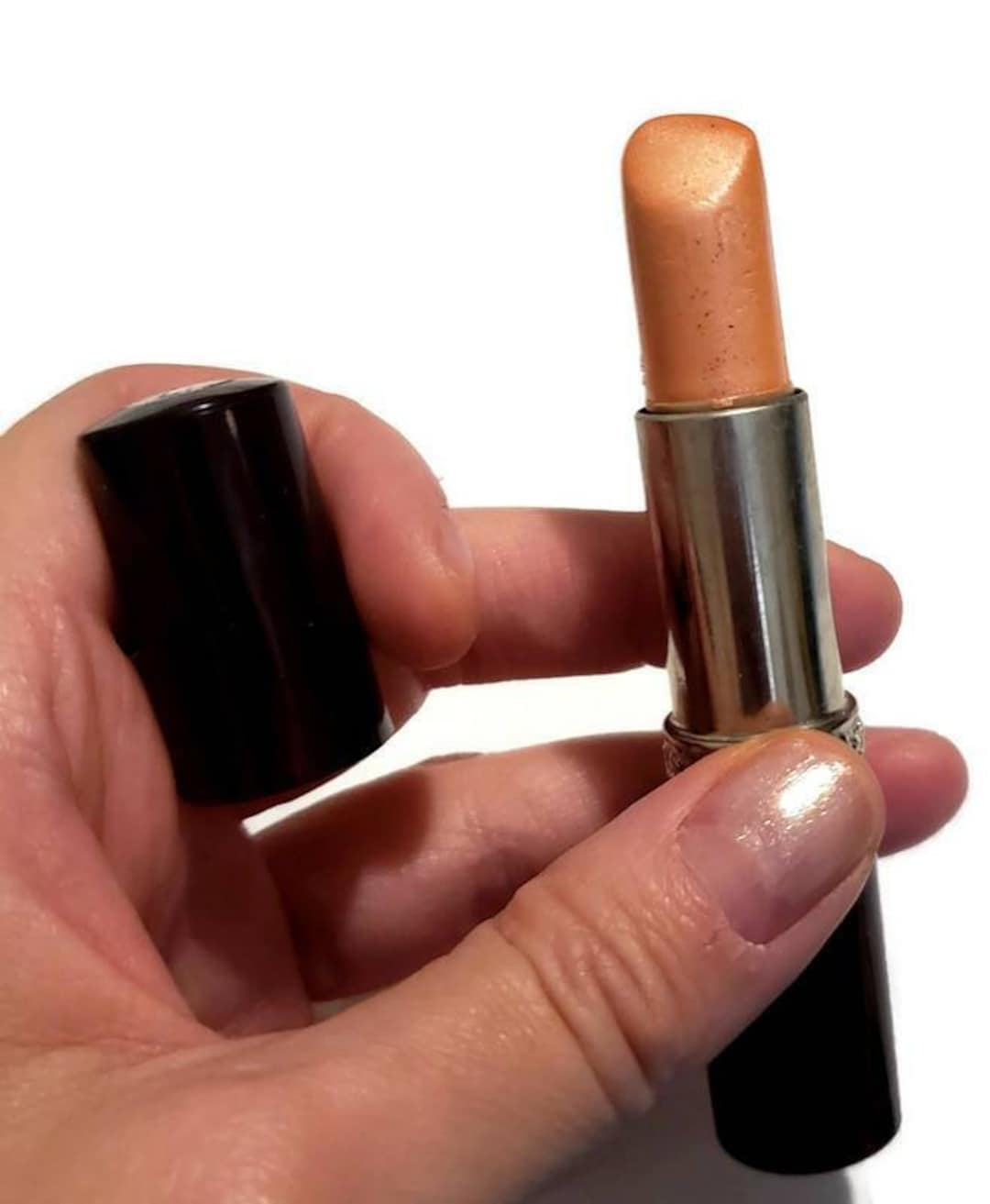 Vintage 60s REVLON MOON DROPS Lipstick Case Quicksilver Coral - Etsy