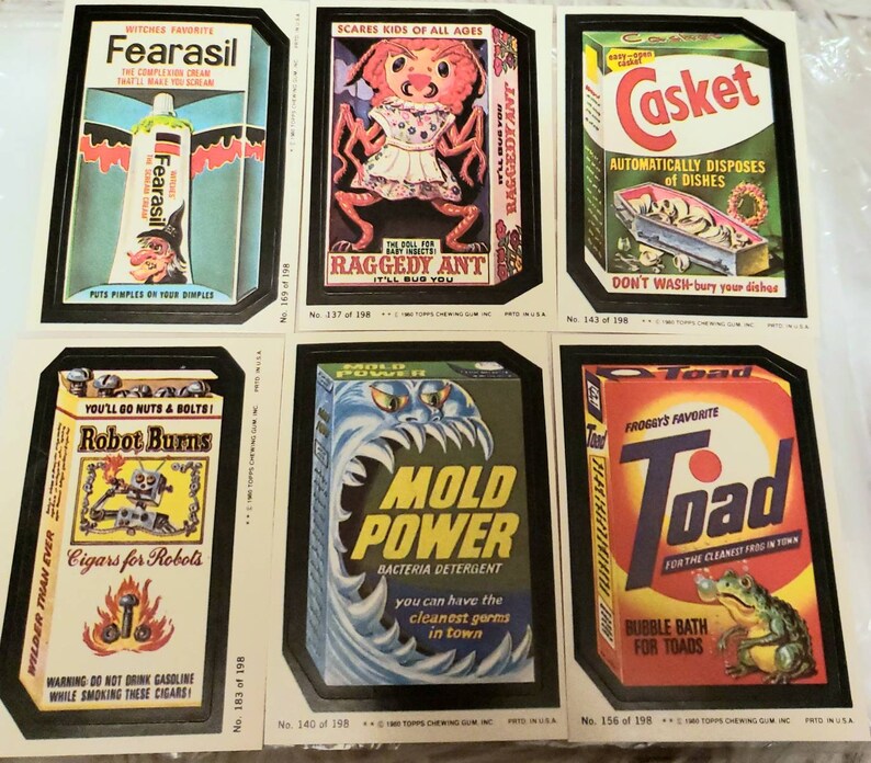 70s 80s WACKY Packages Stickers Store Brands Wacky Packs | Etsy