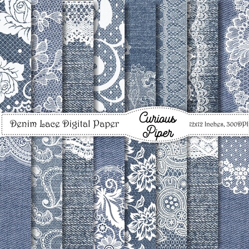 Black Lace Overlays Transparent Digital Paper Scrapbooking | Etsy