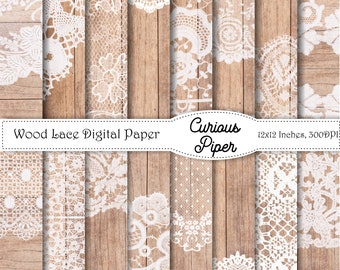 Lace Digital Paper | Etsy