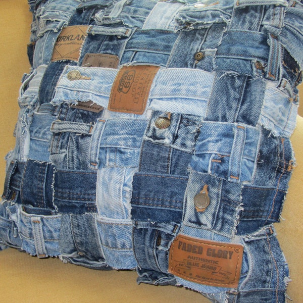 Jean Pillow - Etsy