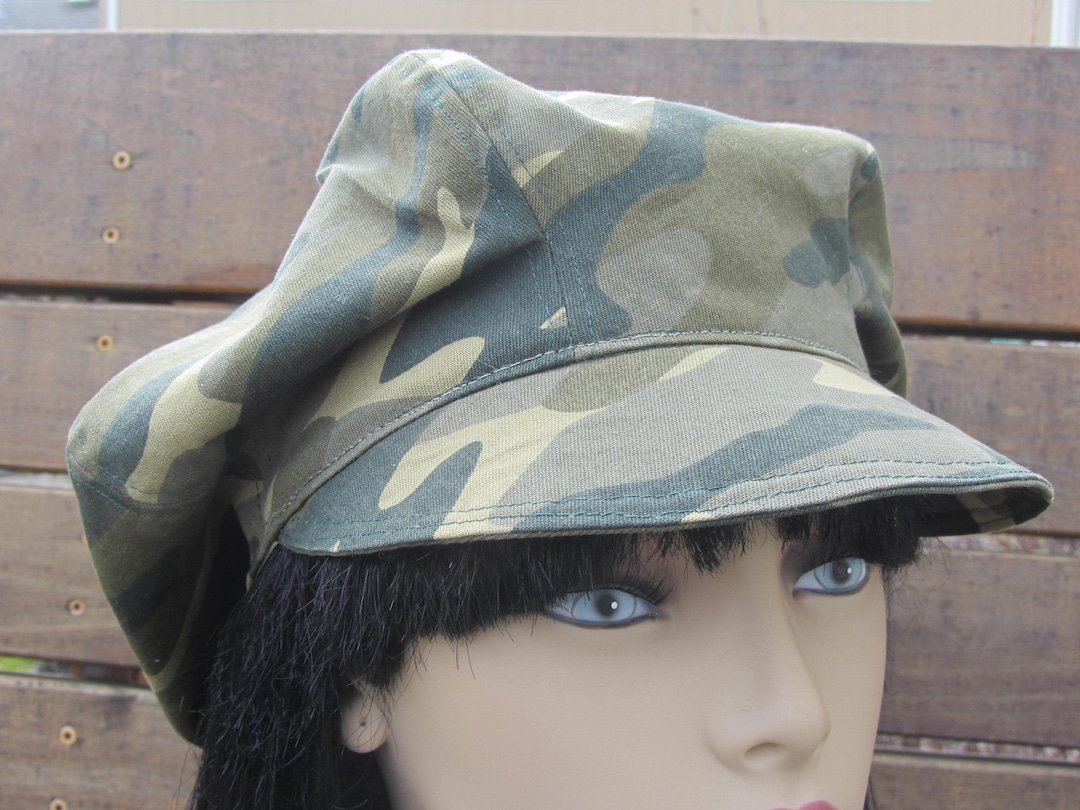 Green Camo Poor Boy Hat - Etsy