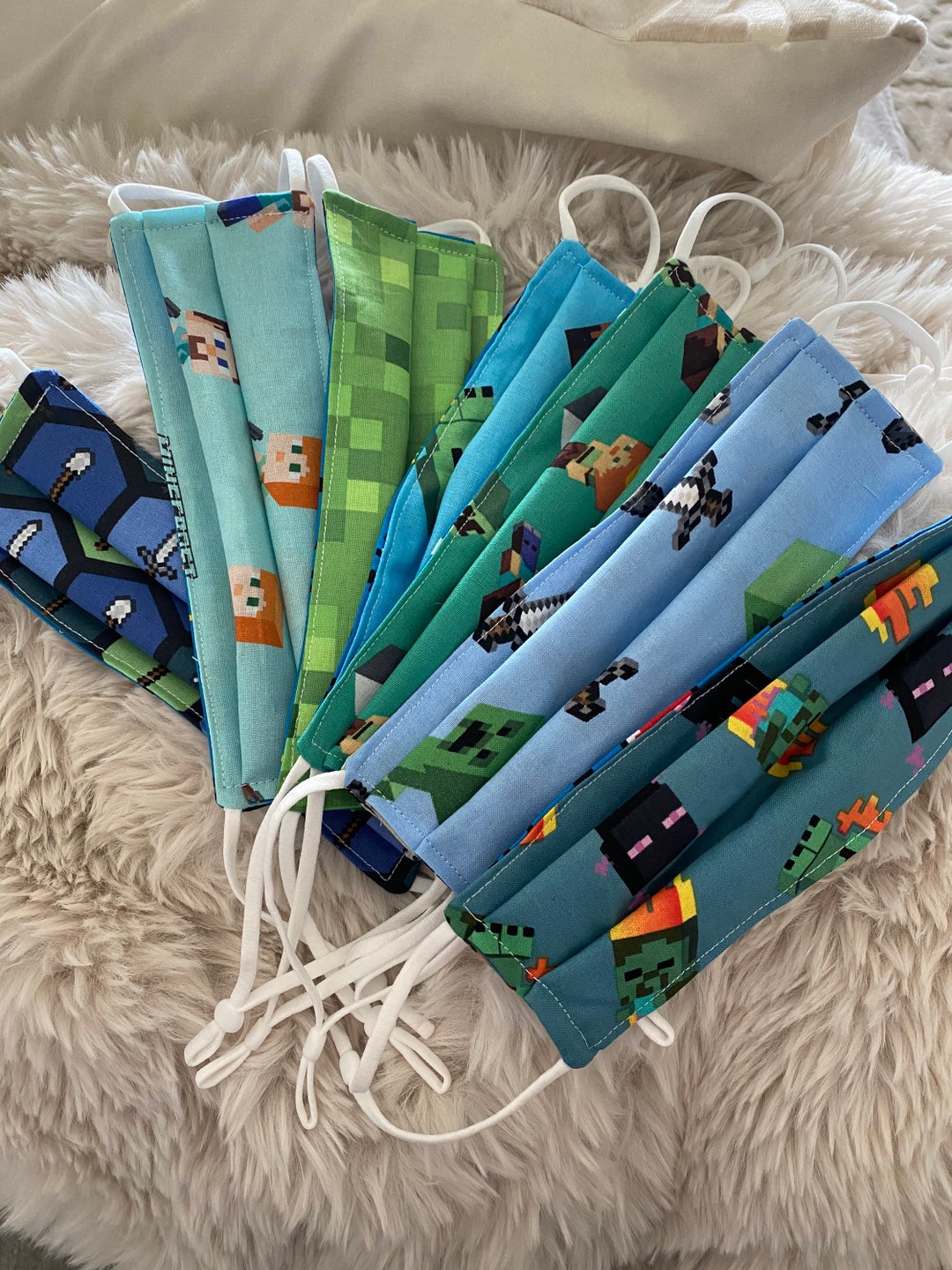 Back to School SALE Minecraft Face Mask Steve Minecraft One Day Sale ...