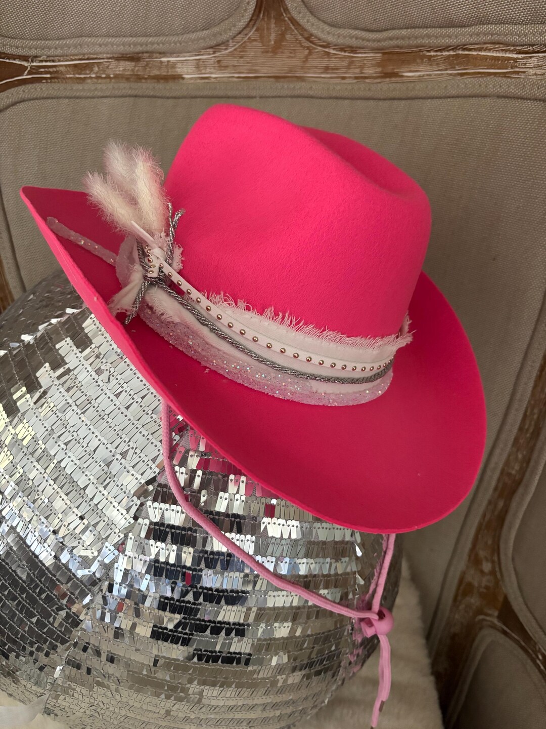 Girls Hot Pink Cowboy Hat Kids Western Hat Cowgirl Hat Baby Cowboy Hat ...