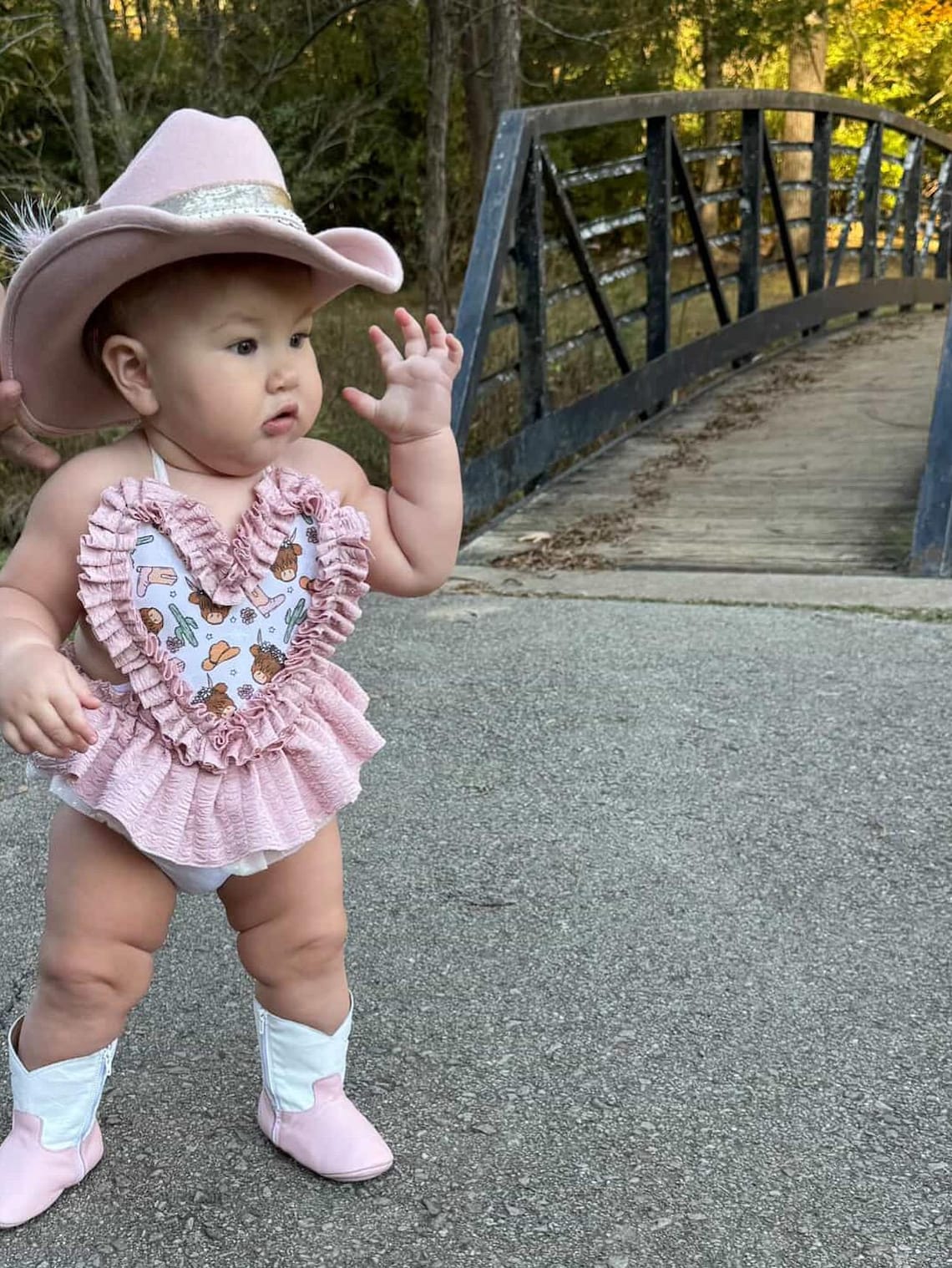 Girls Western Romper Giddy up Cowgirl Boot Romper Photo Prop Western ...