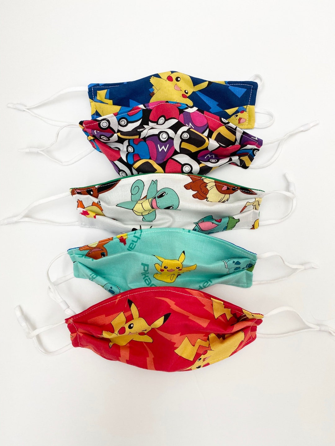 Pokémon Face Mask Sale Pikachu Mask Boys Face Mask Charmander Handmade ...