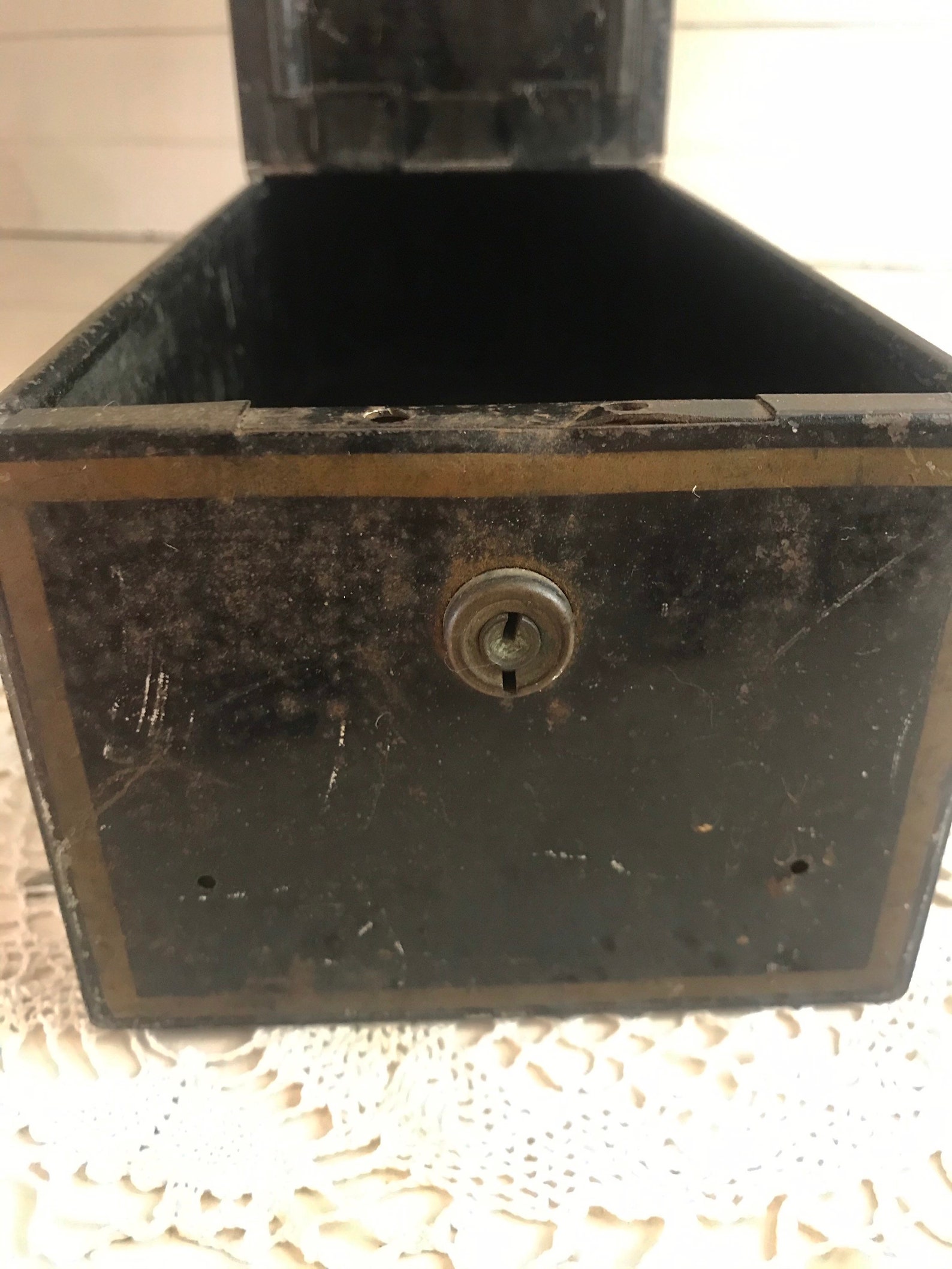 Antique Safe Deposit Box Levey Bros & Co Bank Supplies | Etsy