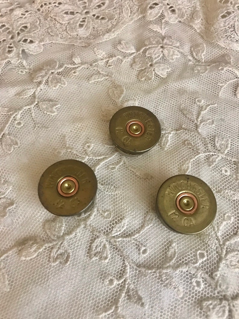 Shotgun Shell Button Covers Winchester 12 Gauge Brass | Etsy