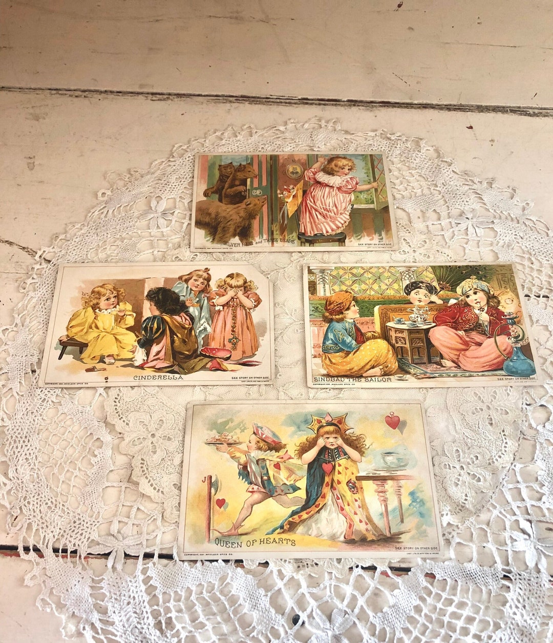 Antique Advertising Cards Ephemera Collectors Trading Cards Fairy Tale ...