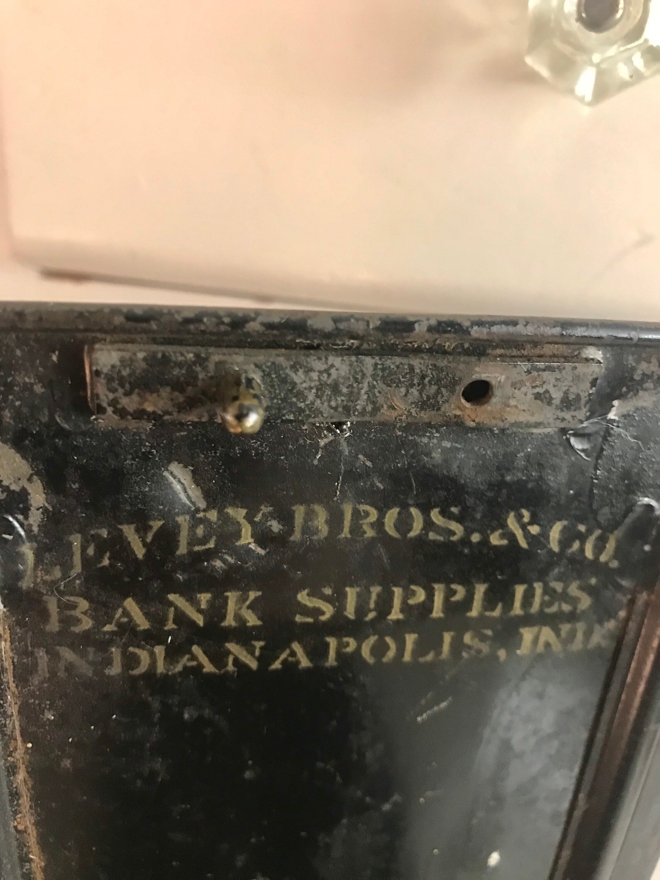 Antique Safe Deposit Box Levey Bros & Co Bank Supplies | Etsy