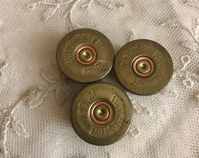 Shotgun Shell Button Covers Winchester 12 Gauge Brass - Etsy