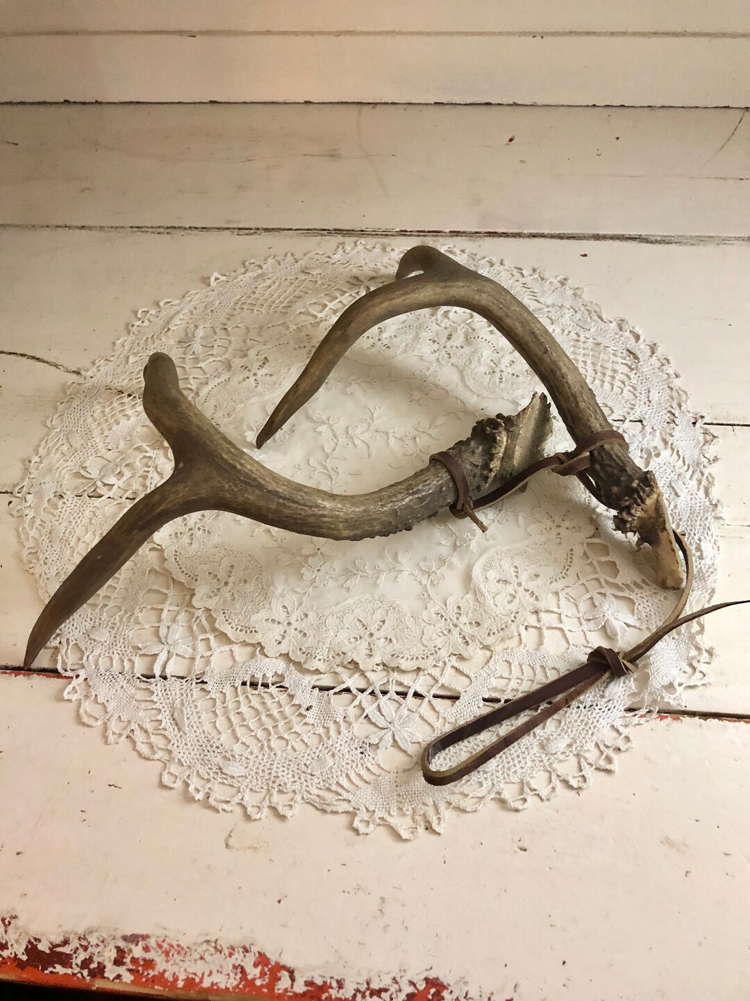 Deer Antlers Hanging Loose Pair - Etsy