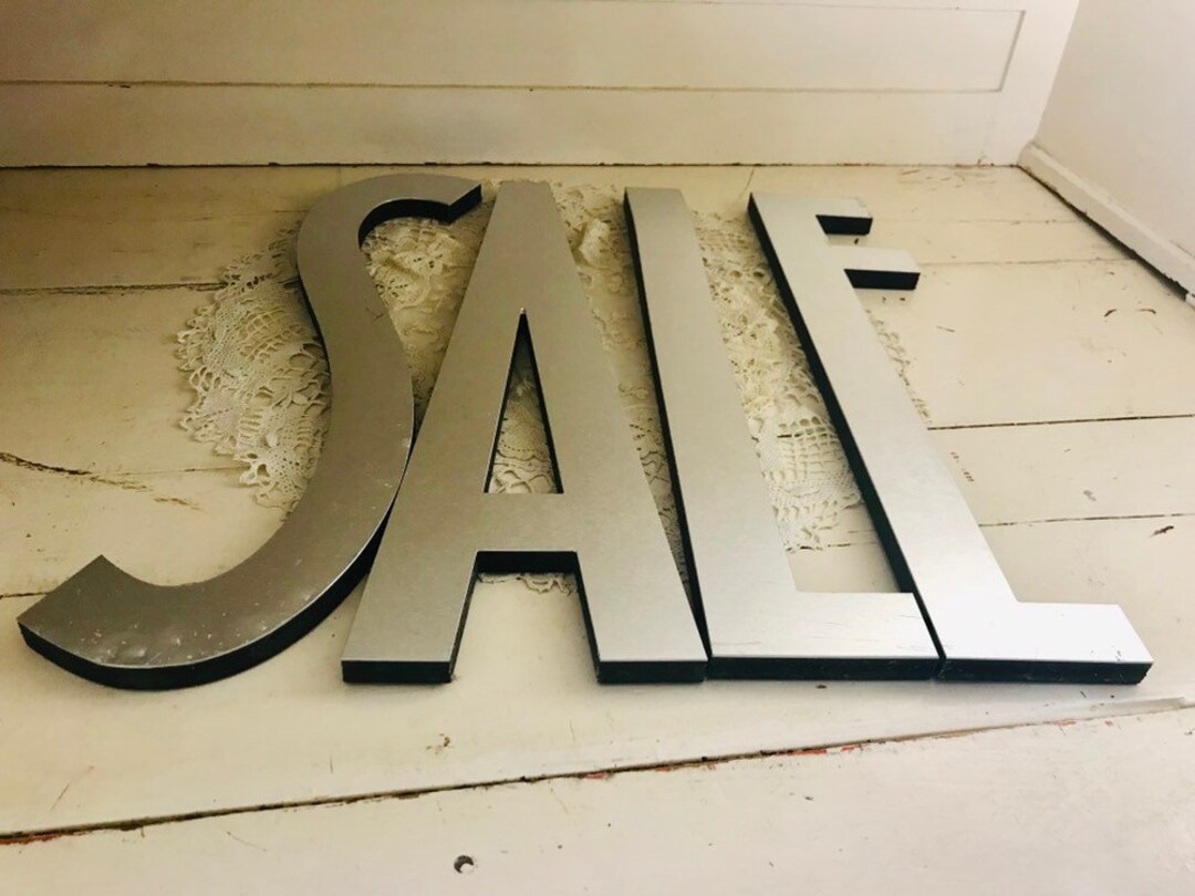 Vintage Letters SALE Commercial Letters Marquee Store - Etsy