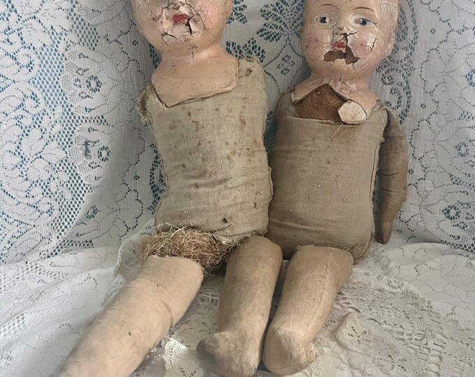 Antique Sideshow Twins - Etsy