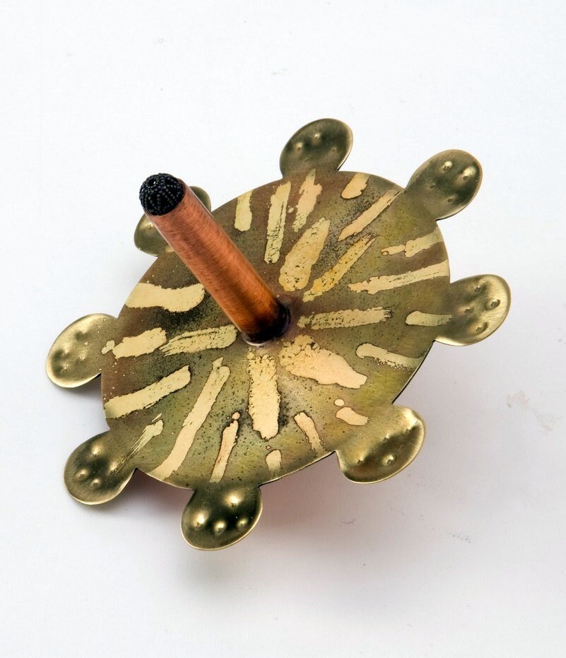 Large Brass Dreidel - Etsy